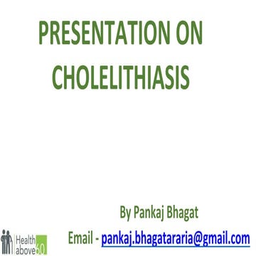 Cholelithasis .pptx