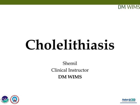 Cholelithiasis | PPT
