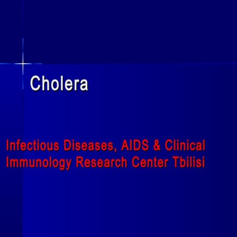Cholera | PPT