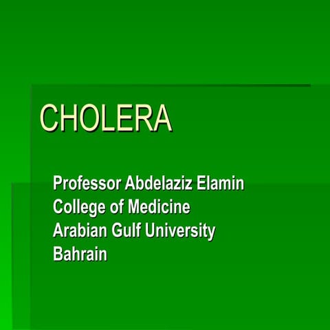 Cholera patohogenesis etiology epidemiology .ppt