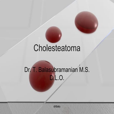 Cholesteatoma | PDF