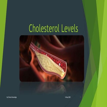 Managing Cholesterol | PPT