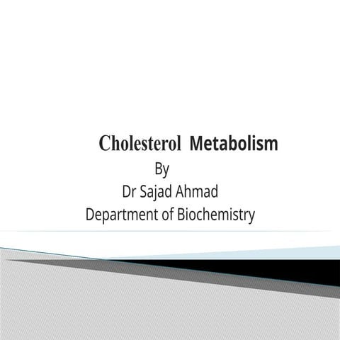 Cholesterol | PPT