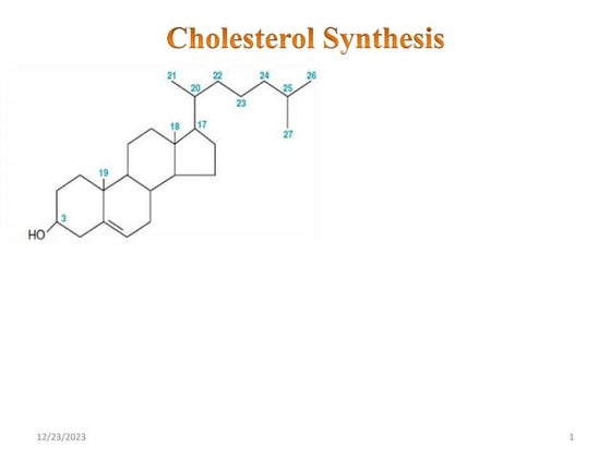 synthesis of Cholesterol.pptx