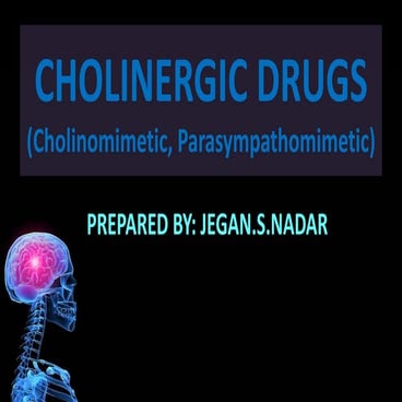 Cholinergic drugs | PDF