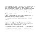 Choose 5 for the following 7 questions. Each answer should be t | PDF