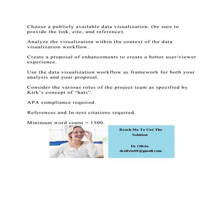 Choose a publicly available data visualization. (be sure to provide .docx