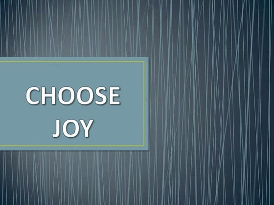 REJOICE IN THE LORD FOR IT IS THE SOURCE OF JOY AND PEACE | PPT