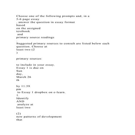 Choose one of the following prompts and, in a 5-6 page essay, an.docx