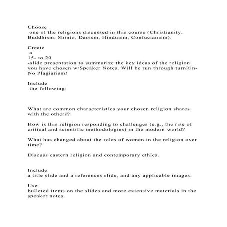 World Religion Project | PPT