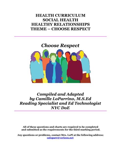 Choose Respect Book Excerpt | PDF
