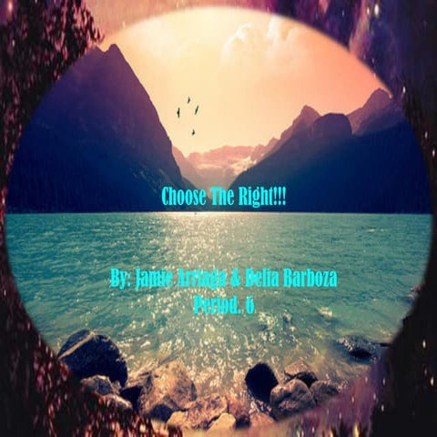 Choose the right!!! | PDF