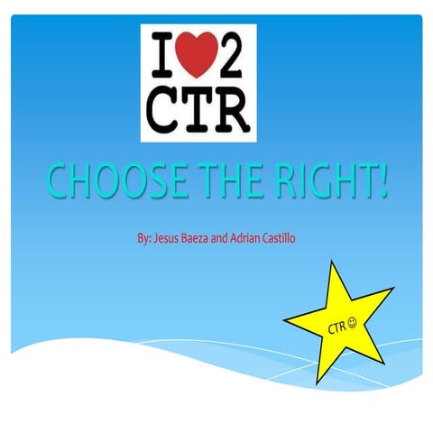Ctr choosing the right | PPTX