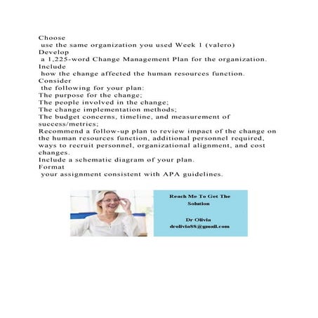 Choose use the same organization you used Week 1 (valero)Develop.docx