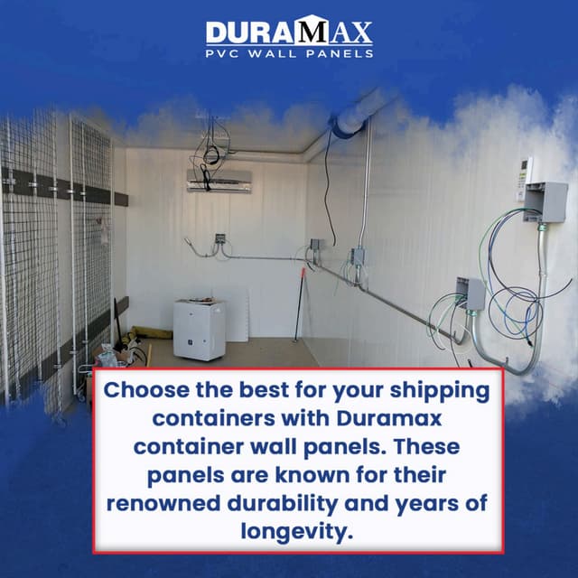 Choose vinyl container wall panels for a shipping container renovation ...