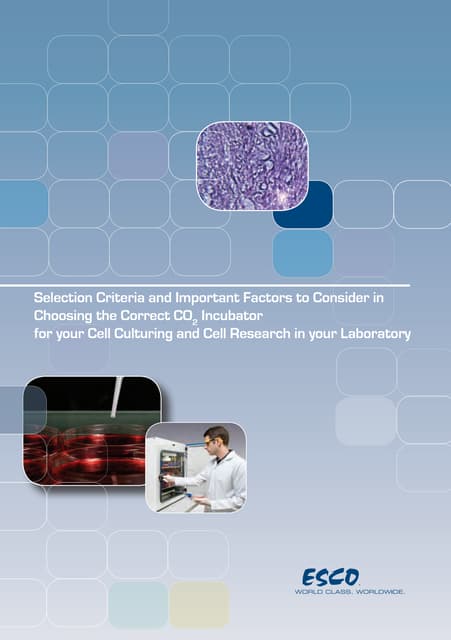Co2 Incubator manufacturers | PDF