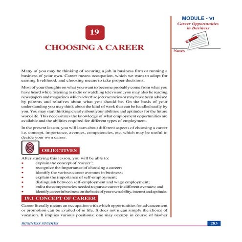 Choosing a career | PDF