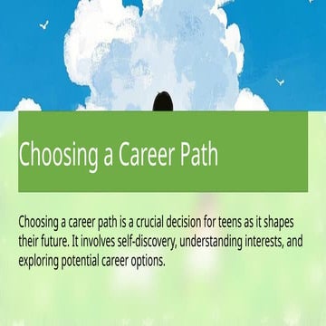 Choosing a Career Path for Teenagers.pptx