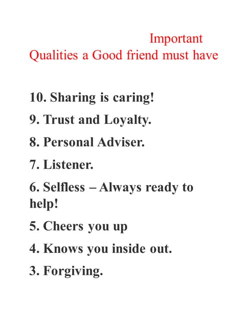 Good friend and bad friend categorizing exercise worksheet | PDF