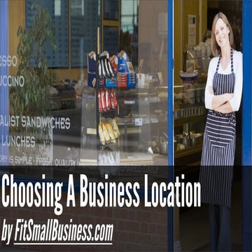 How To Choose A Location For Your Store or Restaurant | PDF