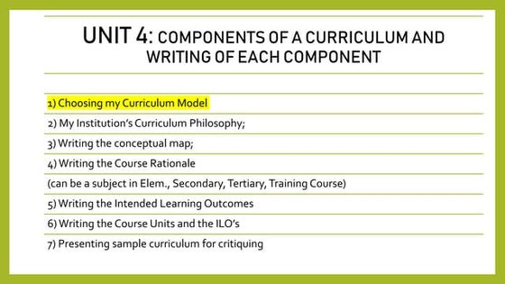 Linear model of Curriculum | PPTX | Educational Assessment | Education