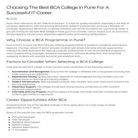 Choosing The Best BCA College In Pune For A Successful IT Career.pdf