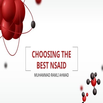 POWER POINT CHOOSING THE BEST NSAID PROF | PPTX