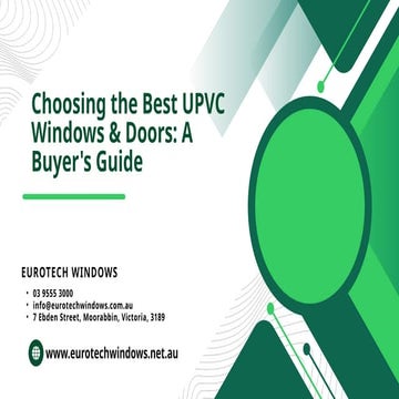 Choosing the Best Window Screens in Melbourne – A Complete Guide | PPTX