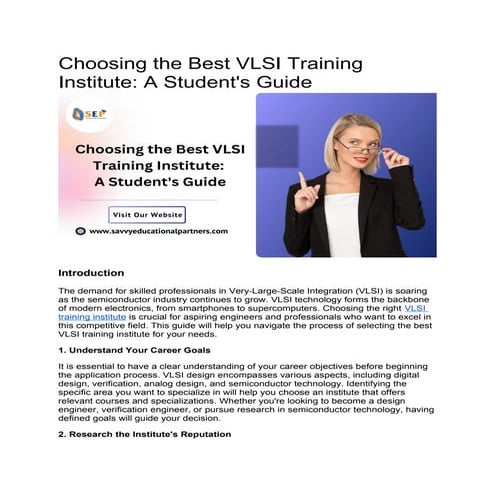 Choosing the Best VLSI Training Institute_ A Student's Guide.docx