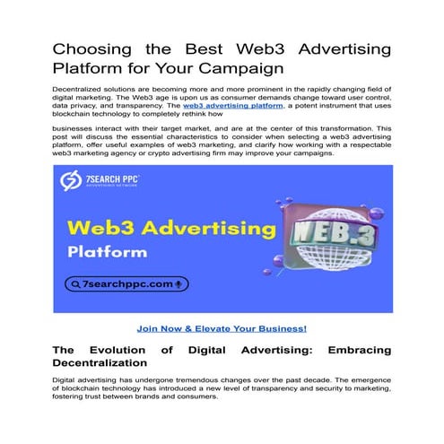 Choosing the Best Web3 Advertising Platform for Your Campaign.pdf