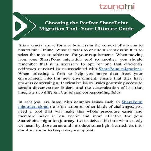 Choosing the Perfect SharePoint Migration Tool Your Ultimate Guide.pdf