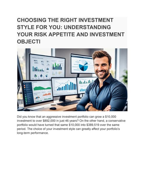 Introduction to investment | PPTX