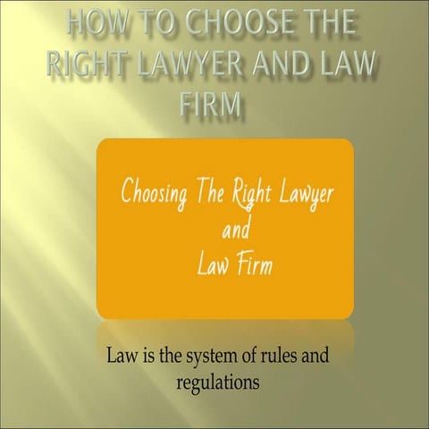 Best Lawyers and Law Firm | PPT