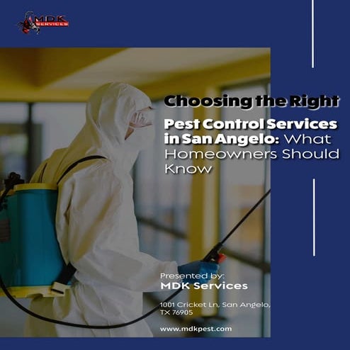 Choosing the Right Pest Control Services | PDF