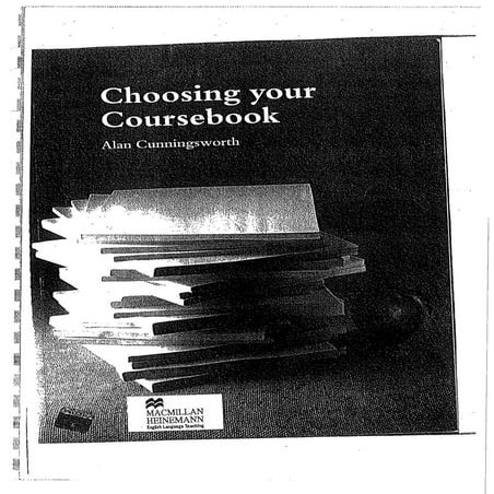 Choosing your coursebook | PDF