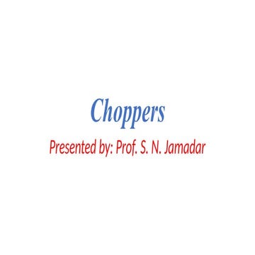 Comprehensive Study on Chopper Circuits and Control Strategies in Power ...