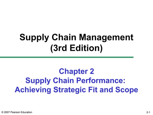 Chapter 1. understanding the supply chain | PPT