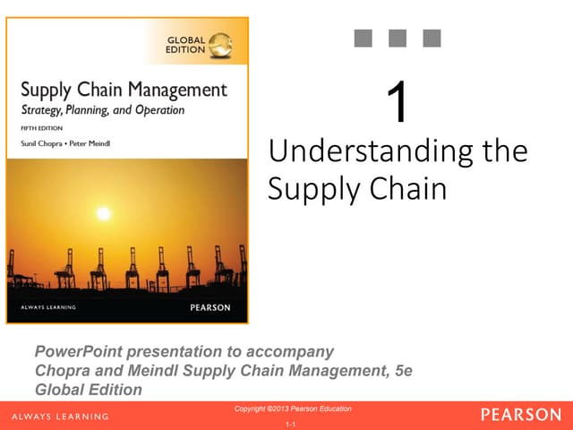 Chapter 1. understanding the supply chain | PPT