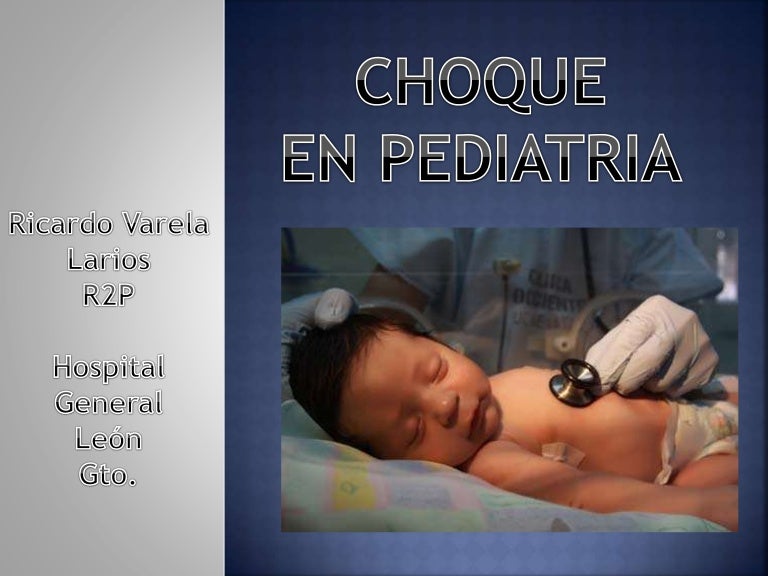 Choque Pediatría