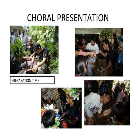 Choral Presentation | PPT