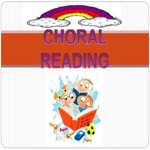 Choral reading | PPTX