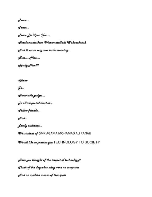 Types of choral speaking arrangement | PPTX