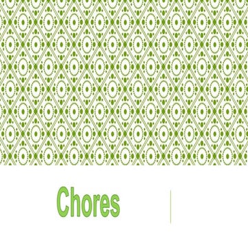 Chores | PPTX