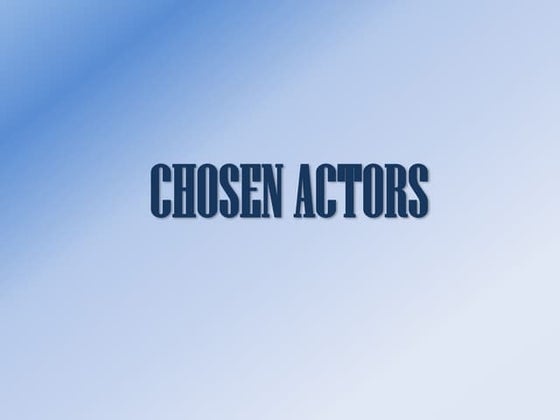 Retribution characters&casting | PPT