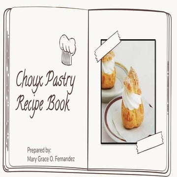 Choux Pastry Recipe | PPTX