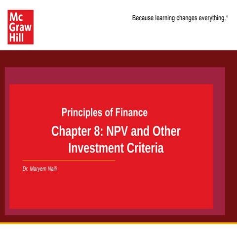 Chp. 08 - NPV and other investment criteria.pptx