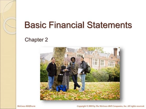 Chapter 2 Basic Financial Statements exercise and solutions | DOCX
