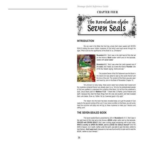 The_Seven_Seals of the End Time Message 01 | PDF