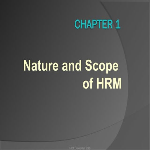 Chp 1 introduction to hrm | PPT