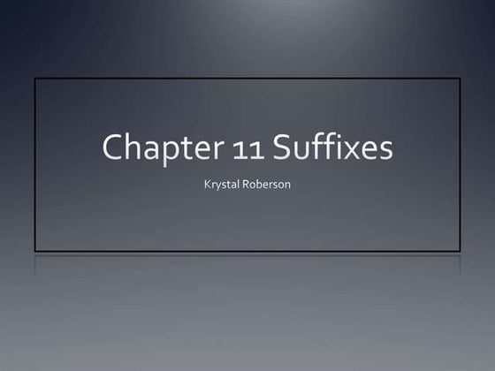 Endocrine system suffixes | PPT